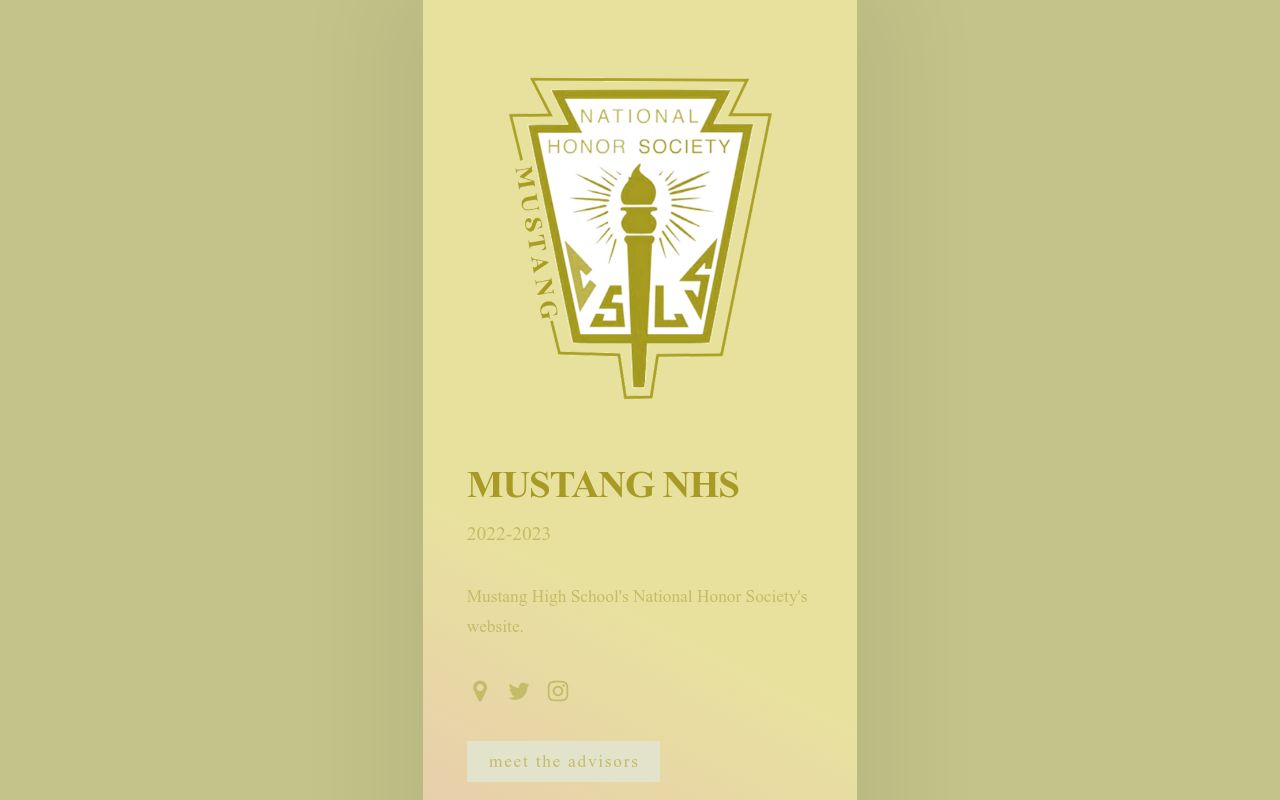 MUSTANG NHS